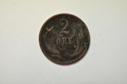 Denmark; 2 Ore 1886 CS | European Coins