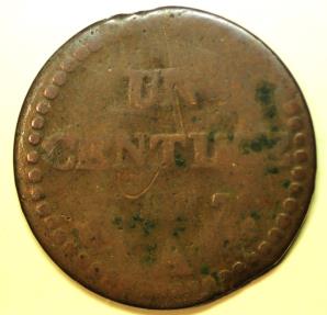 France Bronze Centime L'AN 6-A - 1797-1798 | European Coins