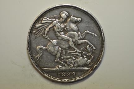 Great Britain; Silver Crown 1889 | European Coins