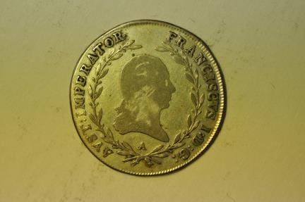 Austro-Hungarian Empire; Silver 10 Kreuzer 1815-A Rare Date Krause Cat ...