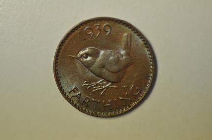Great Britain; Farthing 1939 BU | European Coins