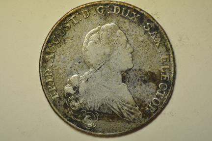 German States Saxony-Albertine; Silver Thaler 1768-EDC Scarce Date