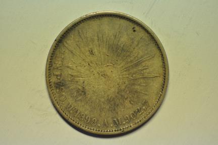 Mexico; Silver Peso 1898 Mo AM | North & Central American and Caribbean ...