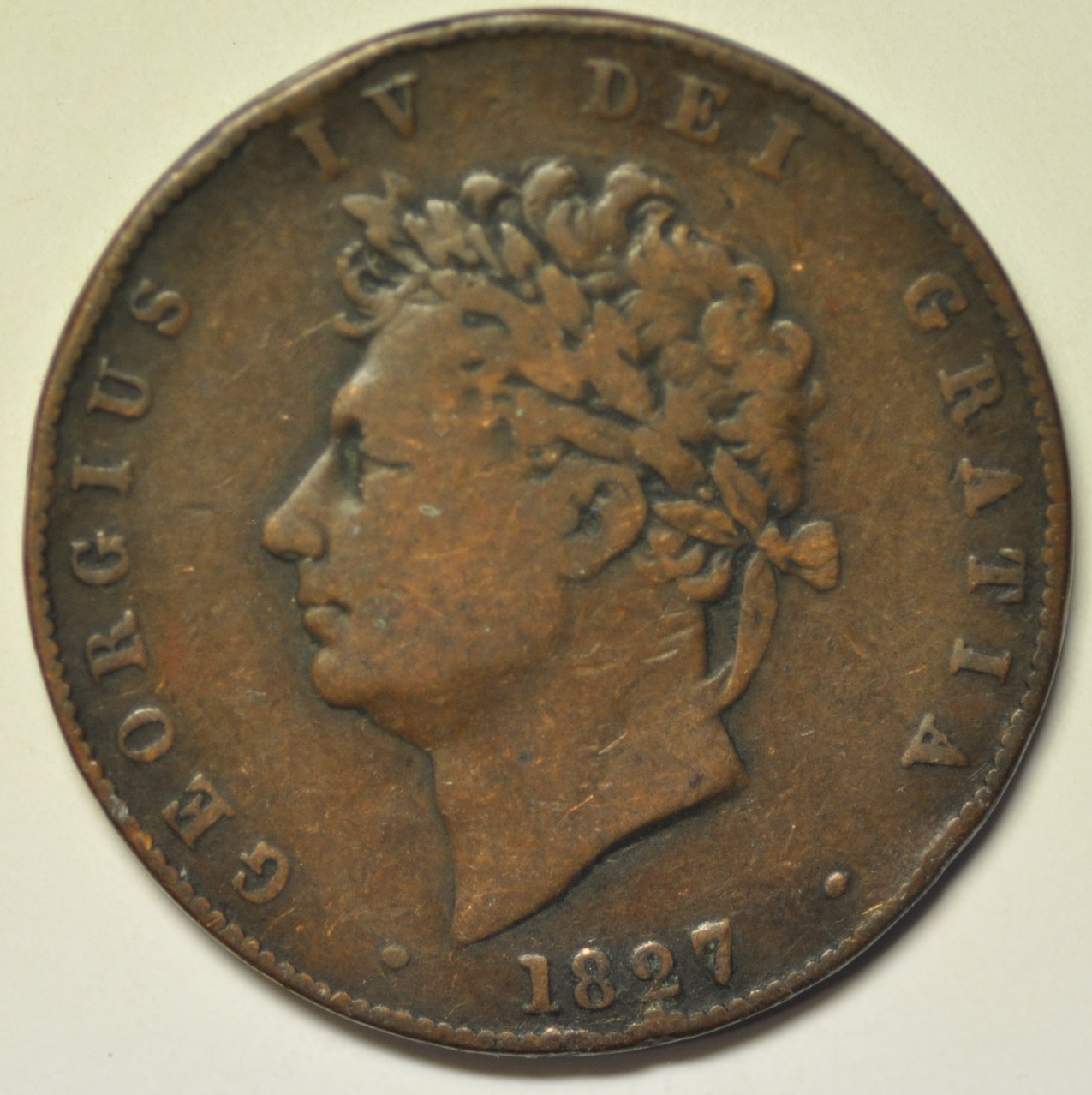 Great Britain 1/2 Penny 1827 | European Coins