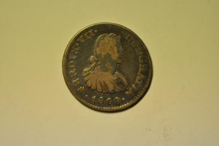 Mexico; Silver 1/2 Real 1808 Mo TH | North & Central American and ...