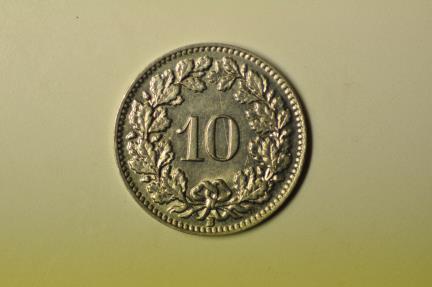 Switzerland; 10 Rappen 1934-B UNC | European Coins