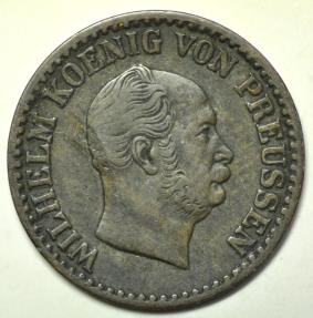 Germany Prussia; Silver Groschen 1869-A | European Coins