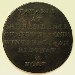 Great Britain Newgate Middlesex Copper 1/2 Penny Token MDCCXCIV - 1794