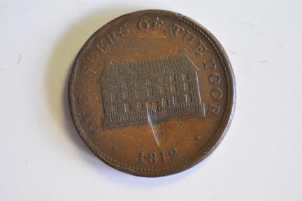 Great Britain; Yorkshire - Sheffield Workhouse Penny Token 1812
