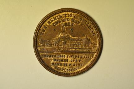 Great Britain; Victoria Token - The Exhibition Building nd-1800's