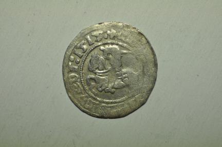 Poland Lithuania; Silver 1/2 Grossus 1515 | European Coins