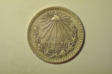 Mexico; Silver Peso 1921 | North & Central American and Caribbean Coins