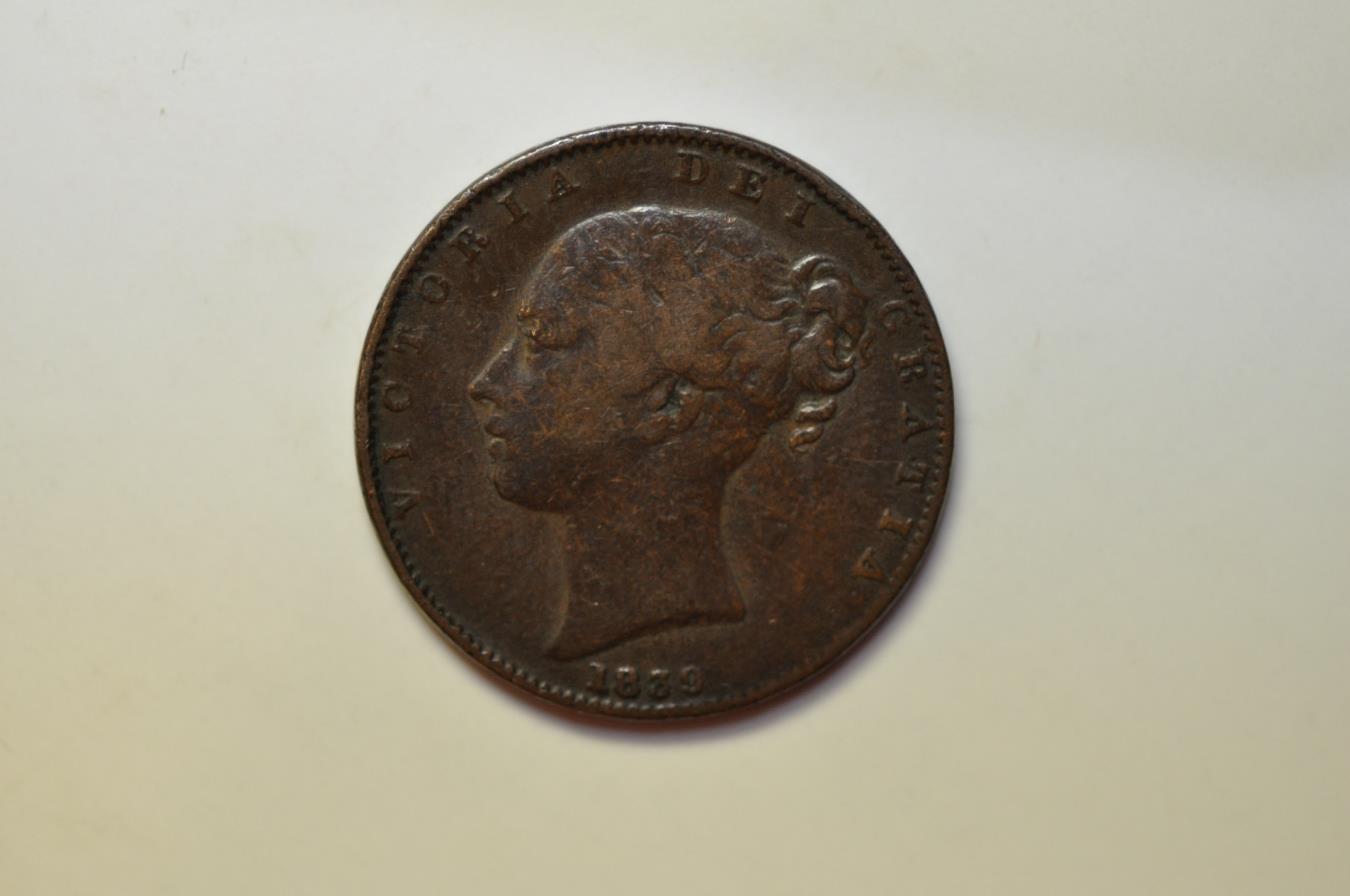Great Britain; Farthing 1839 | European Coins