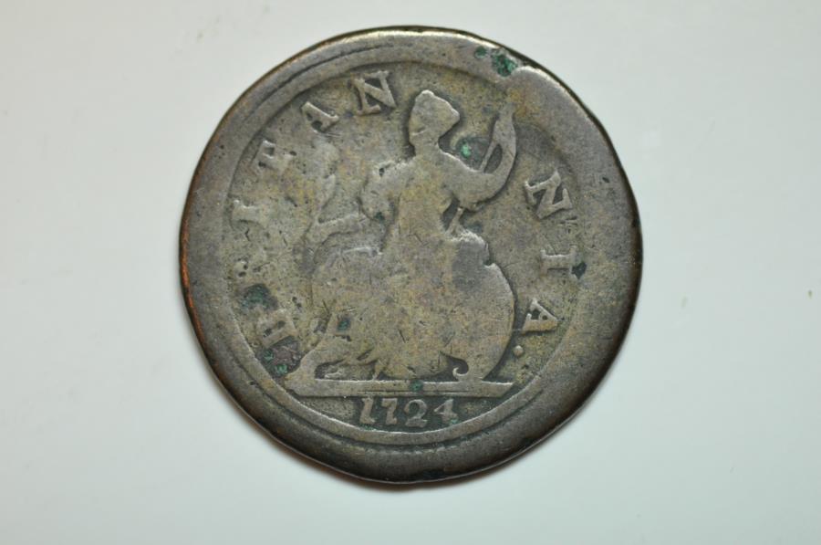 Great Britain; 1/2 Penny 1724 | European Coins
