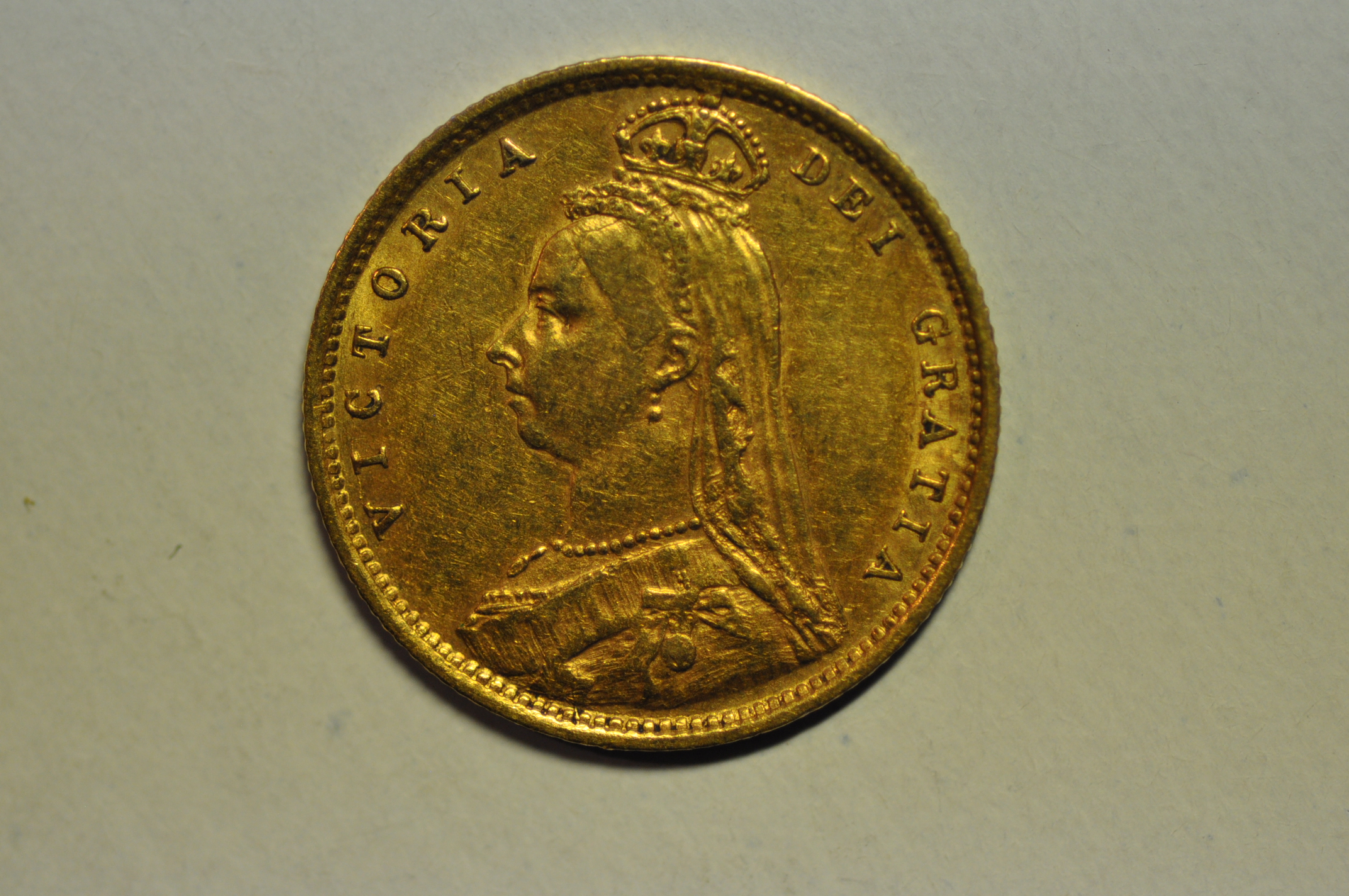 Great Britain; Gold 1/2 Sovereign 1892 XF/AU | European Coins