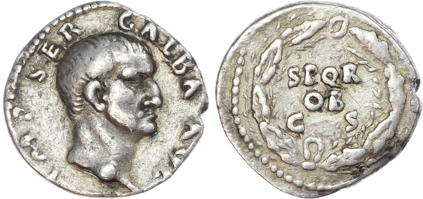 Galba, Silver Denarius | Roman Imperial Coins