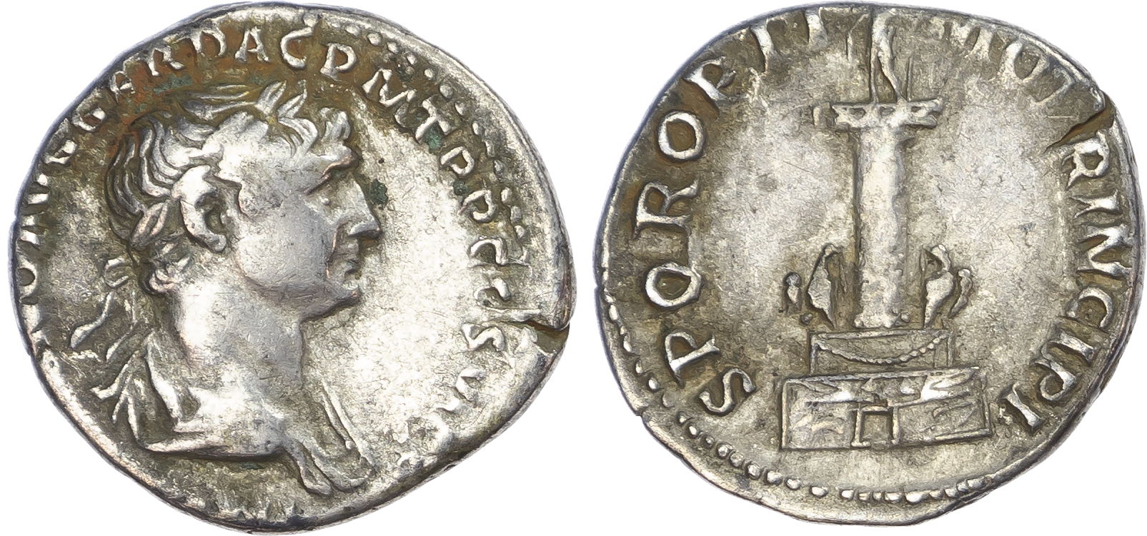 Trajan, Silver Denarius | Roman Imperial Coins