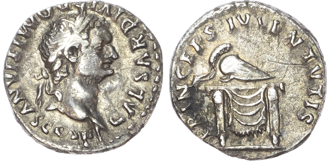 Domitian, Silver Denarius | Roman Imperial Coins