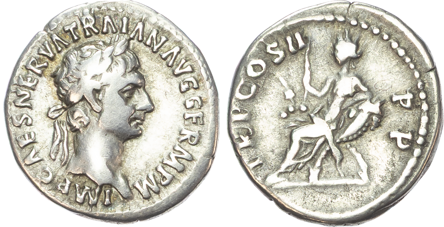Trajan Silver Denarius | Roman Imperial Coins