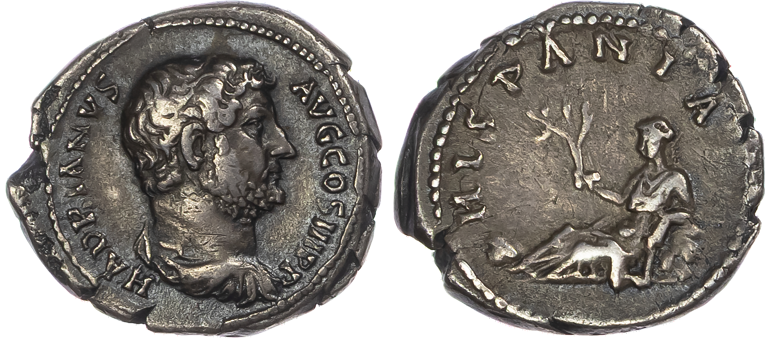 Hadrian, Silver Denarius | Roman Imperial Coins