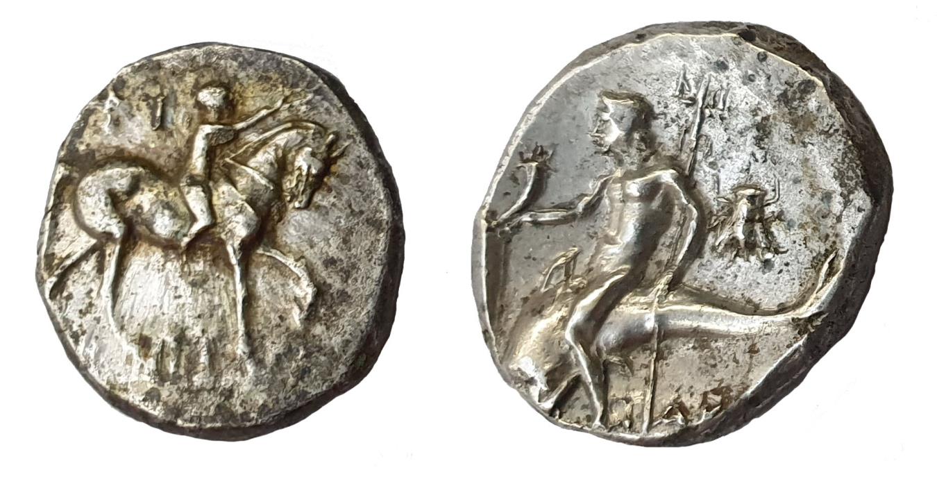 TARENTUM, SILVER NOMOS | Greek Coins