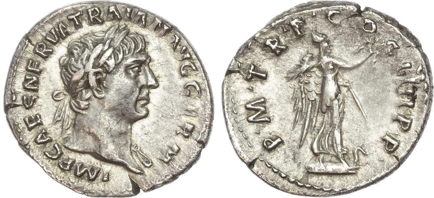 Trajan Silver Denarius | Roman Imperial Coins