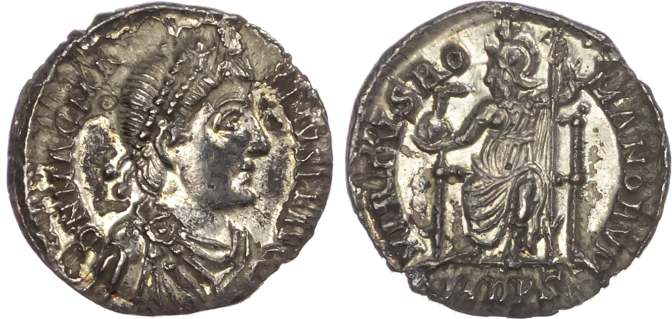 Magnus Maximus, Silver Siliqua | Roman Imperial Coins