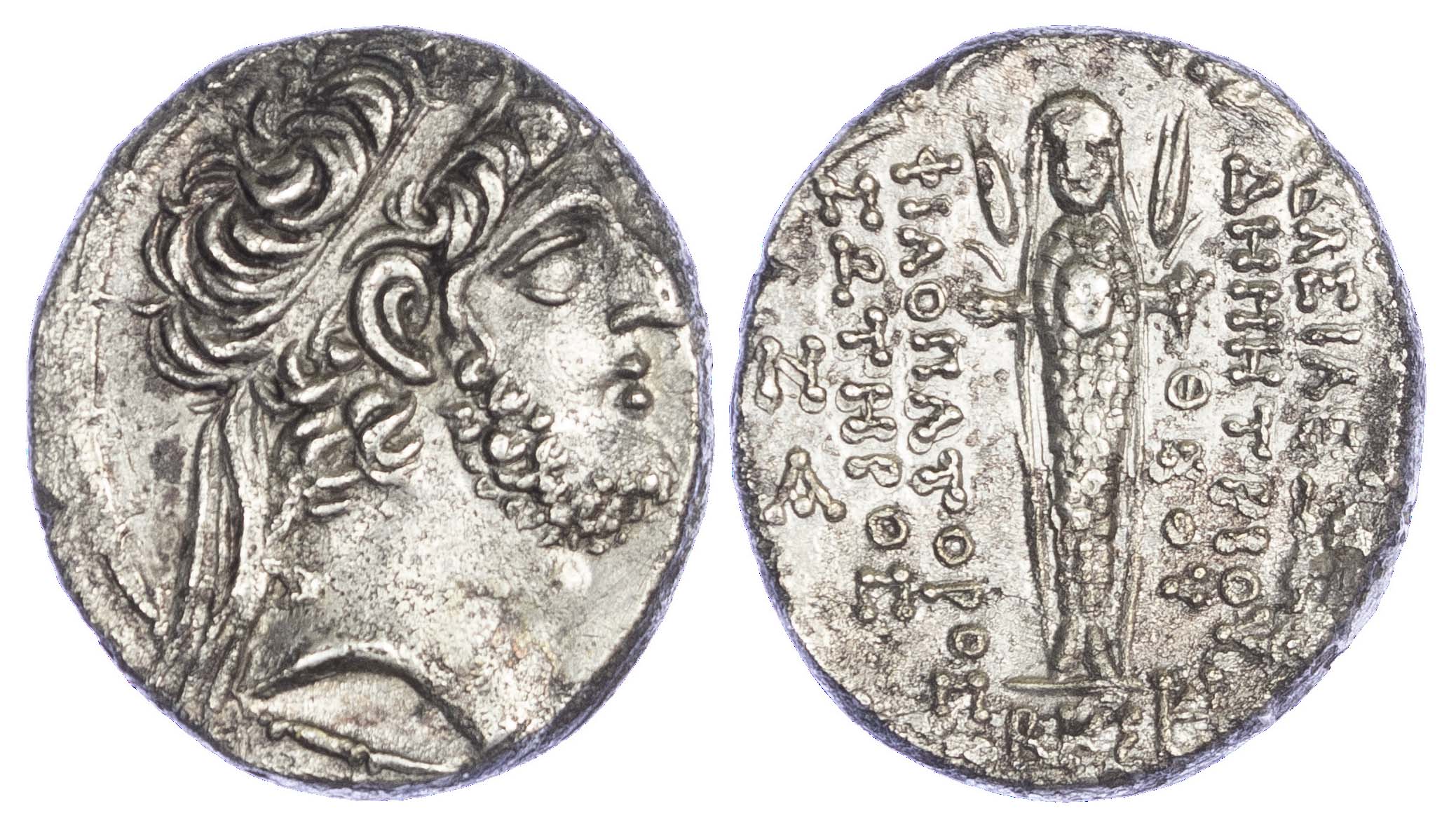 DEMETRIOS III, SILVER TETRADRACHM | Greek Coins