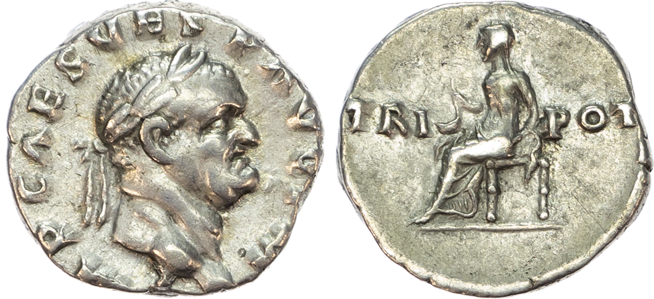 Vespasian, Silver Denarius | Roman Imperial Coins