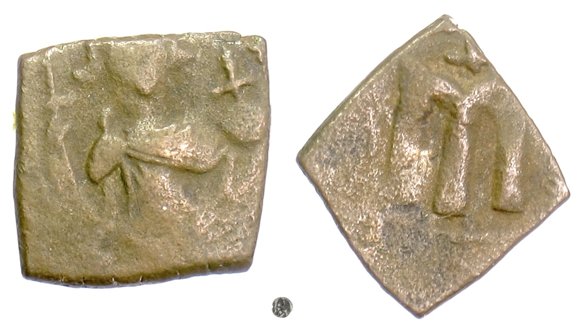 BYZANTINE, CONSTANS II. AE Follis, 641-668 AD | Byzantine Coins