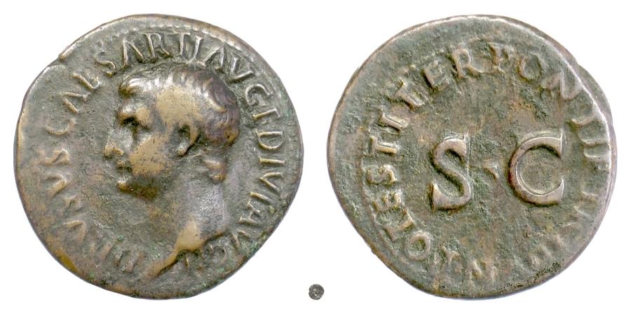 DRUSUS, as Caesar. AE as, Rome mint under Tiberius 22-23 AD | Roman ...