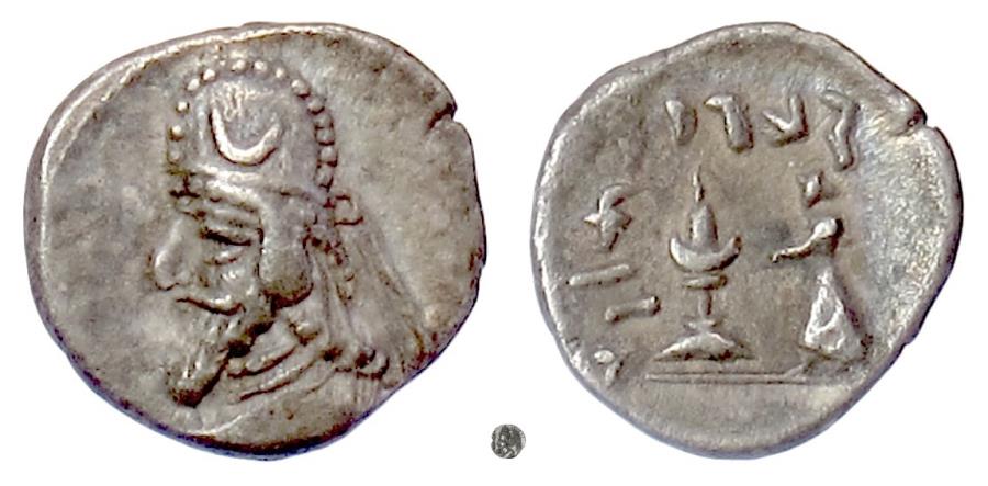 PERSIS, DARIUS II. AR obol, 1st century BCE | Ancient Eastern Coins