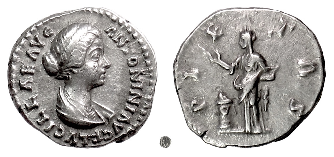 LUCILLA. AR Denarius, Rome mint, 161-162 AD | Roman Imperial Coins