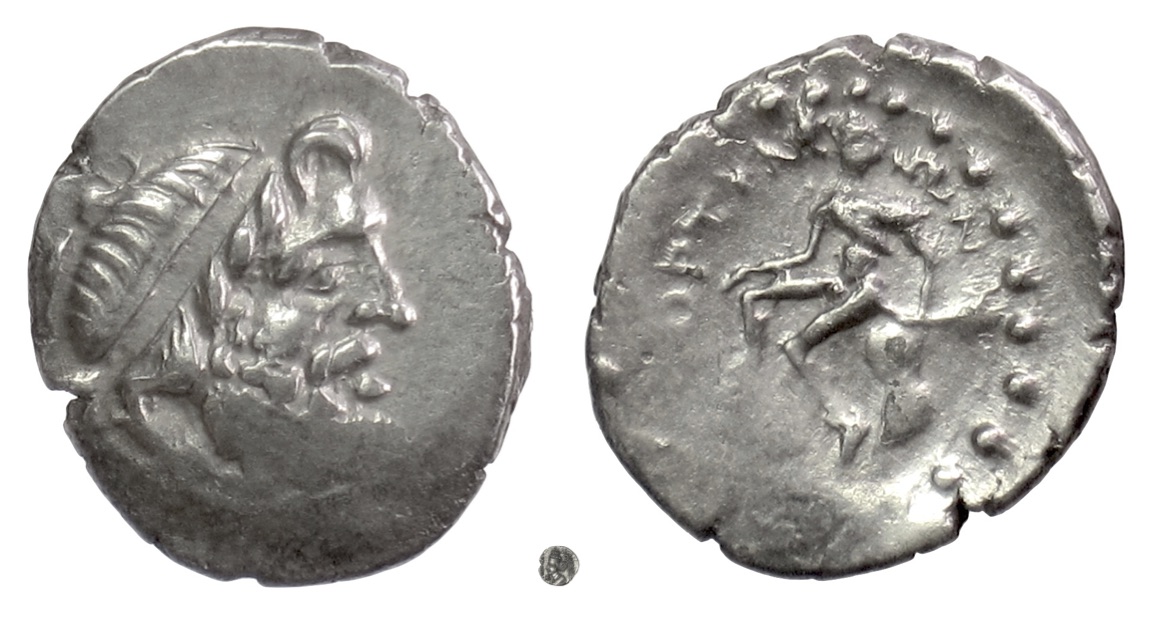 CRETE, Gortyna. AR drachm, circa 98-94 BC. Zeus / Apollo | Greek Coins