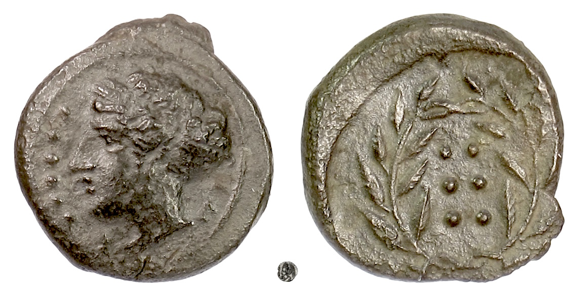 SICILY, Himera. AE Hemilitron, circa 415-409 BC | Greek Coins