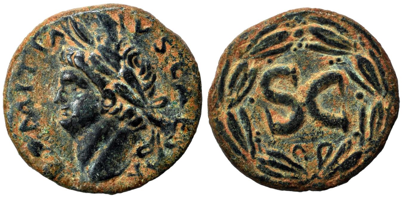 Antioch (Syria) AE21. Domitian. aEF. Large SC. | Roman Provincial Coins