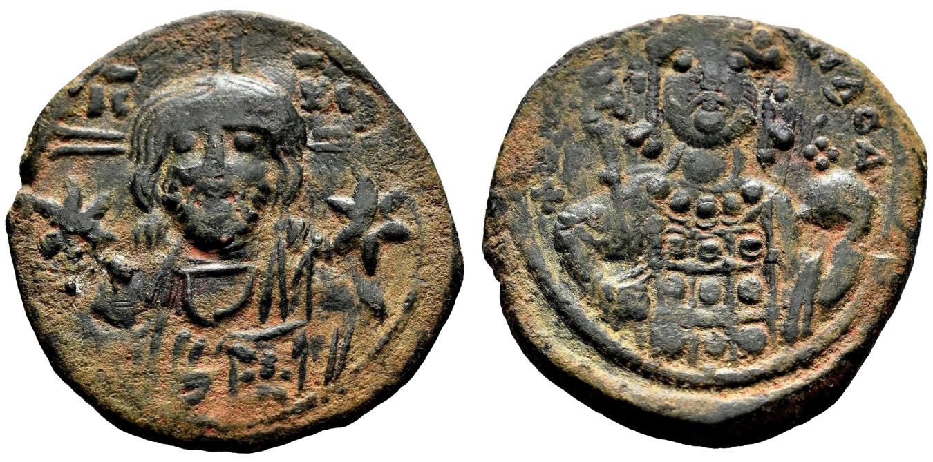 MICHAEL VII Ducas AE Follis. EF-. AD 1071-1078. Constantinople mint.