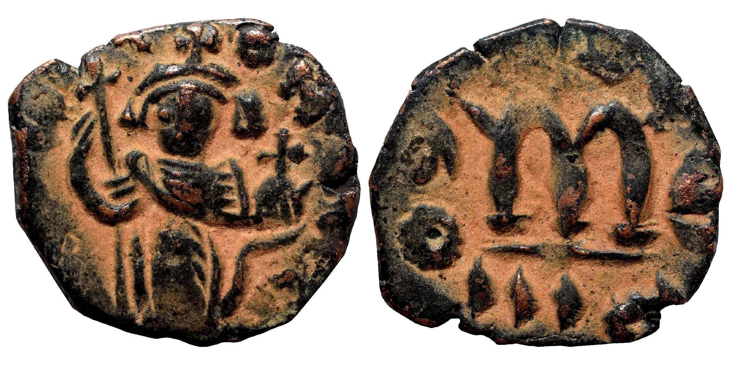 CONSTANS II AE Follis. EF/EF-. Constantinople mint. AD 641-668.