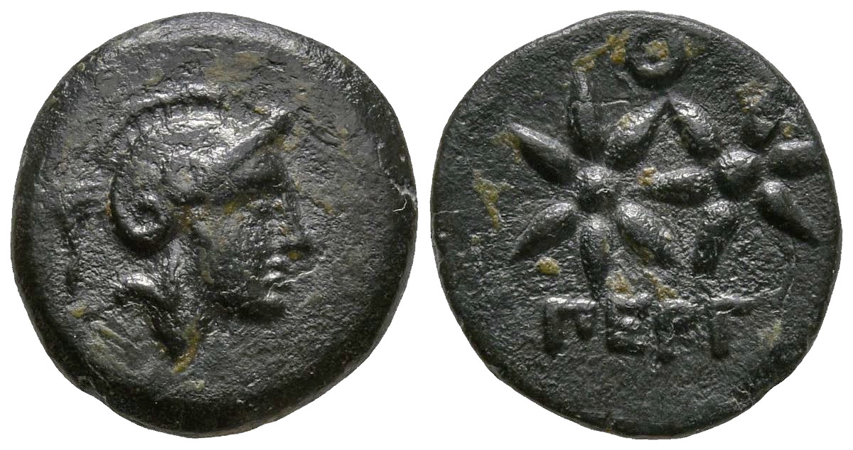 PERGAMON (Mysia) AE12. VF+/EF-. Circa 270-225 BC. Athena. | Greek Coins
