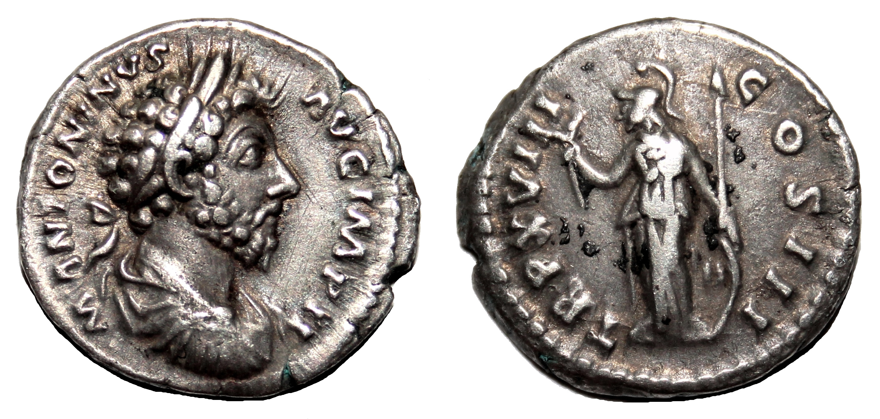 MARCUS AURELIUS AR Denarius. EF-. Rome. | Roman Imperial Coins