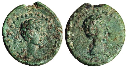 Augustus from Cyzicus with Gaius and Lucius…NGC certified | Roman ...