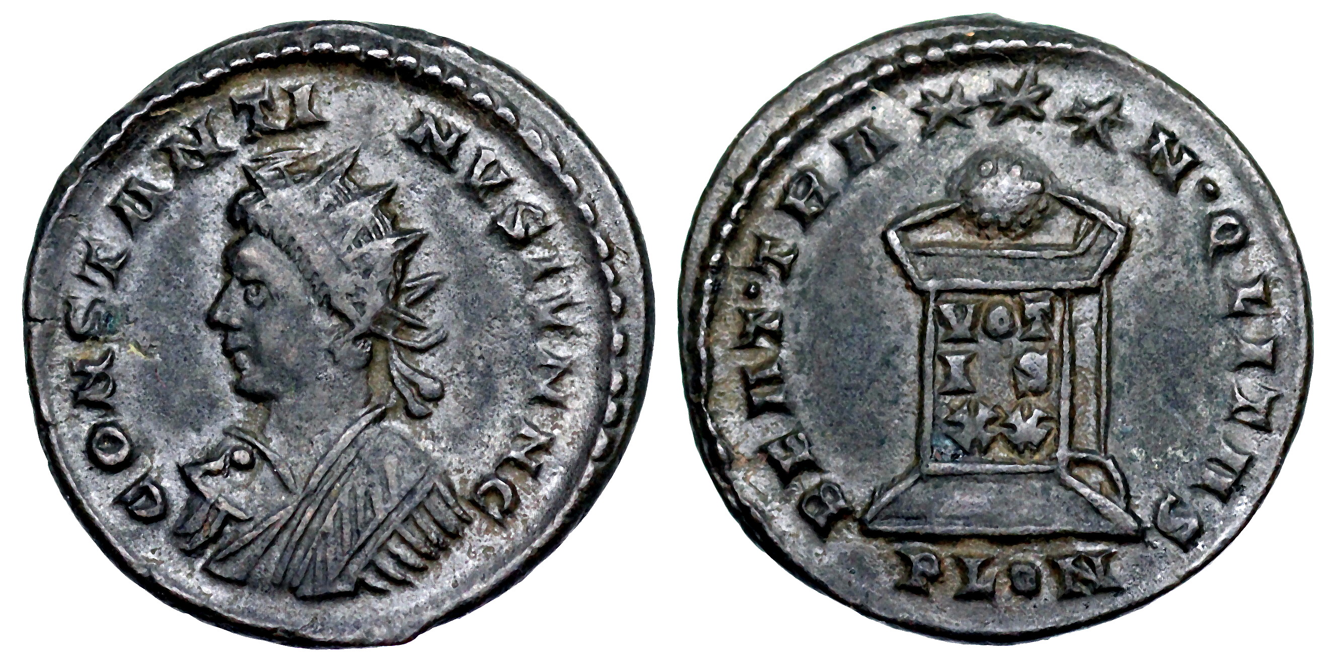 Constantine II BEAT•TRAN•QLITAS from London… ex 1954 Appleford Hoard