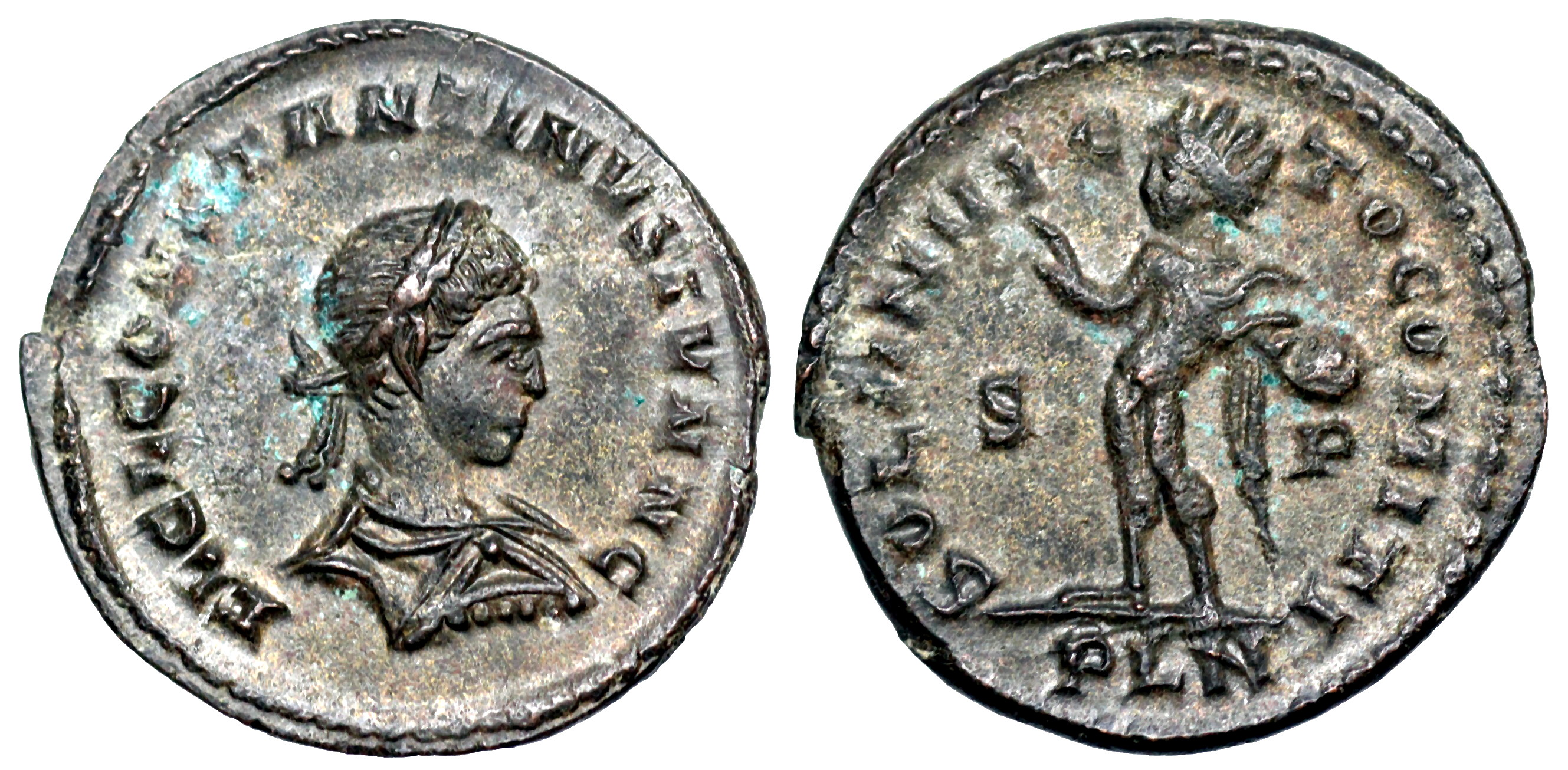 Constantine II SOLI INVICTO COMITI from London | Roman Imperial Coins