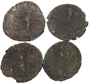 4 Victorinus coins from 1833 Mildenhall Hoard Price | Roman Imperial Coins