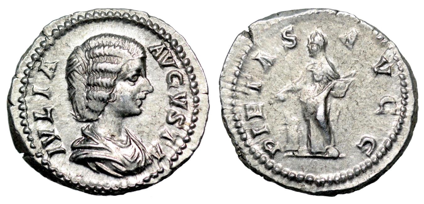 Julia Domna PIETAS AVGG from Rome | Roman Imperial Coins