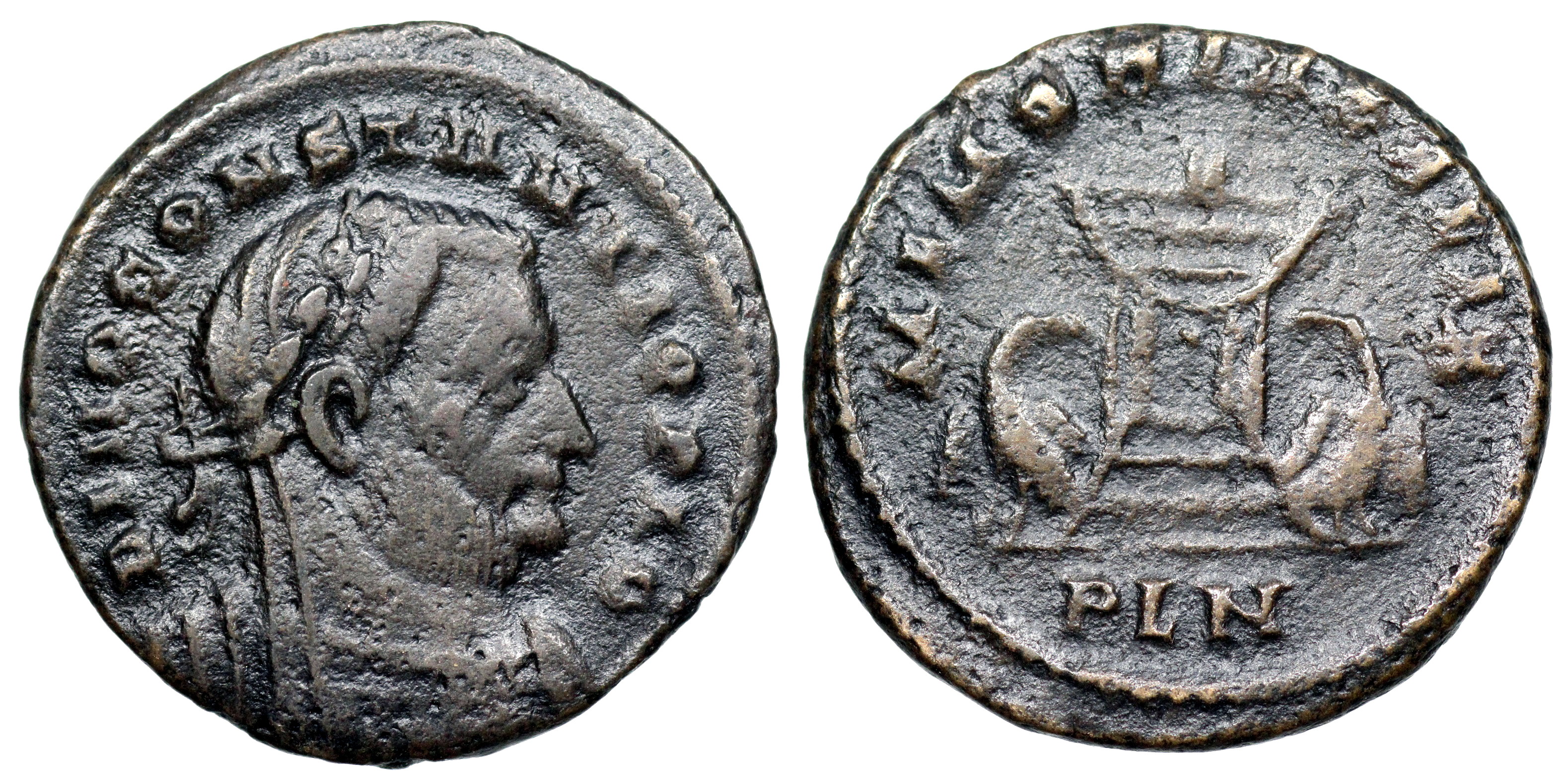 Constantius I MEMORIA FELIX from London | Roman Imperial Coins