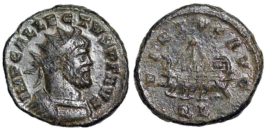 Allectus VIRTVS AVG from London | Roman Imperial Coins