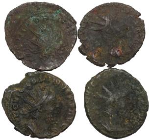 4 Victorinus coins from 1833 Mildenhall Hoard Price | Roman Imperial Coins