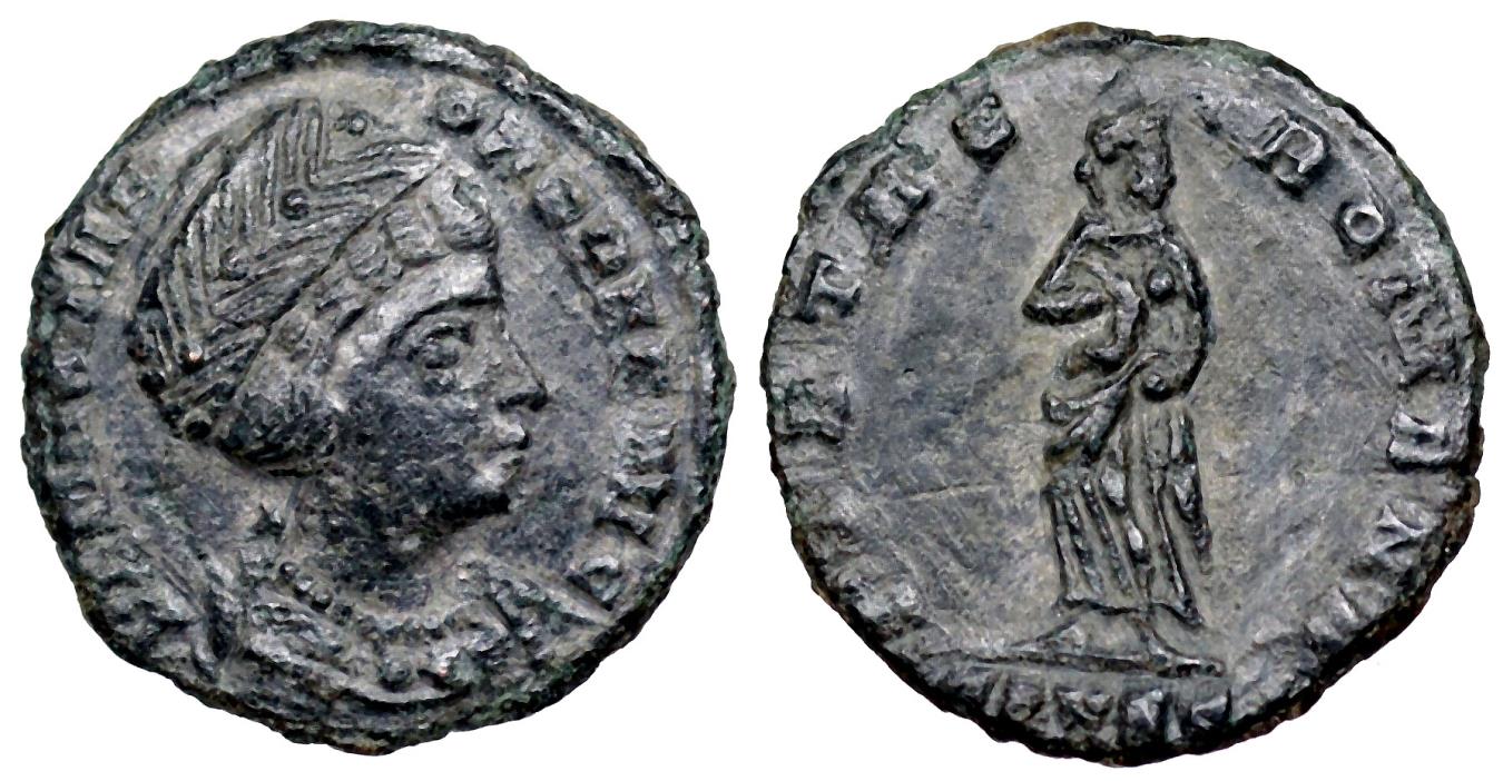 Theodora PIETAS ROMANA from Constantinople | Roman Imperial Coins