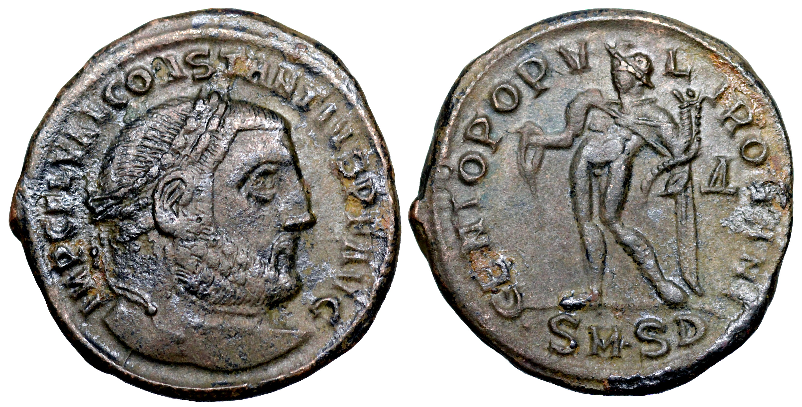 Constantius I GENIO POPVLI ROMANI from Serdica | Roman Imperial Coins